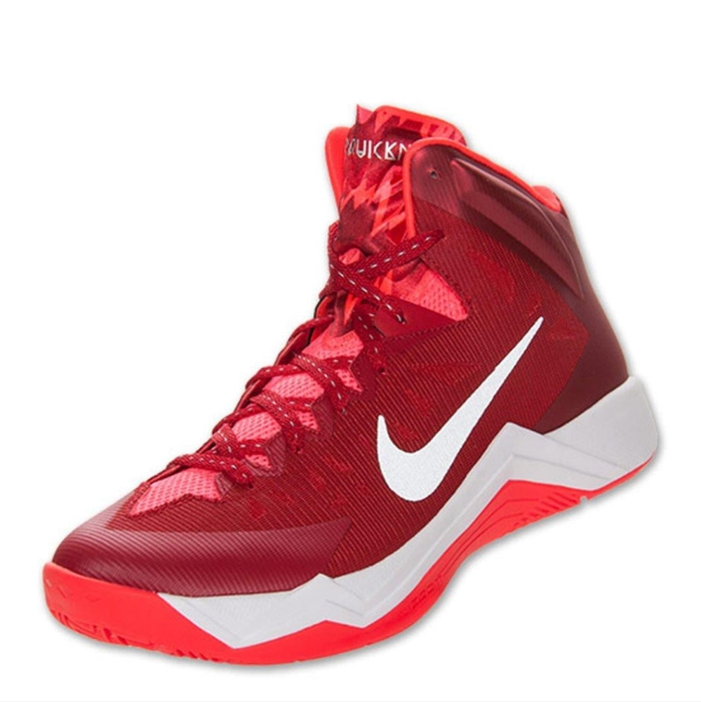 Nike Zoom Hyperquickness Tb Red Basketball Shoes Snea… - Gem